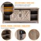 Yaoping 58" Farmhouse Sliding Barn Door TV Stand for TVs Up to 65 ...