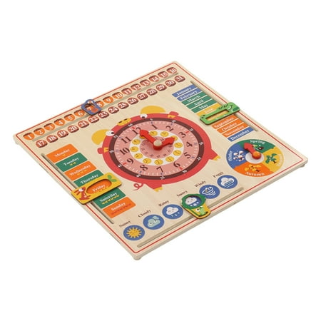 Children Clock Board, Educational Children's Clock Toy 6 In 1 For Early ...