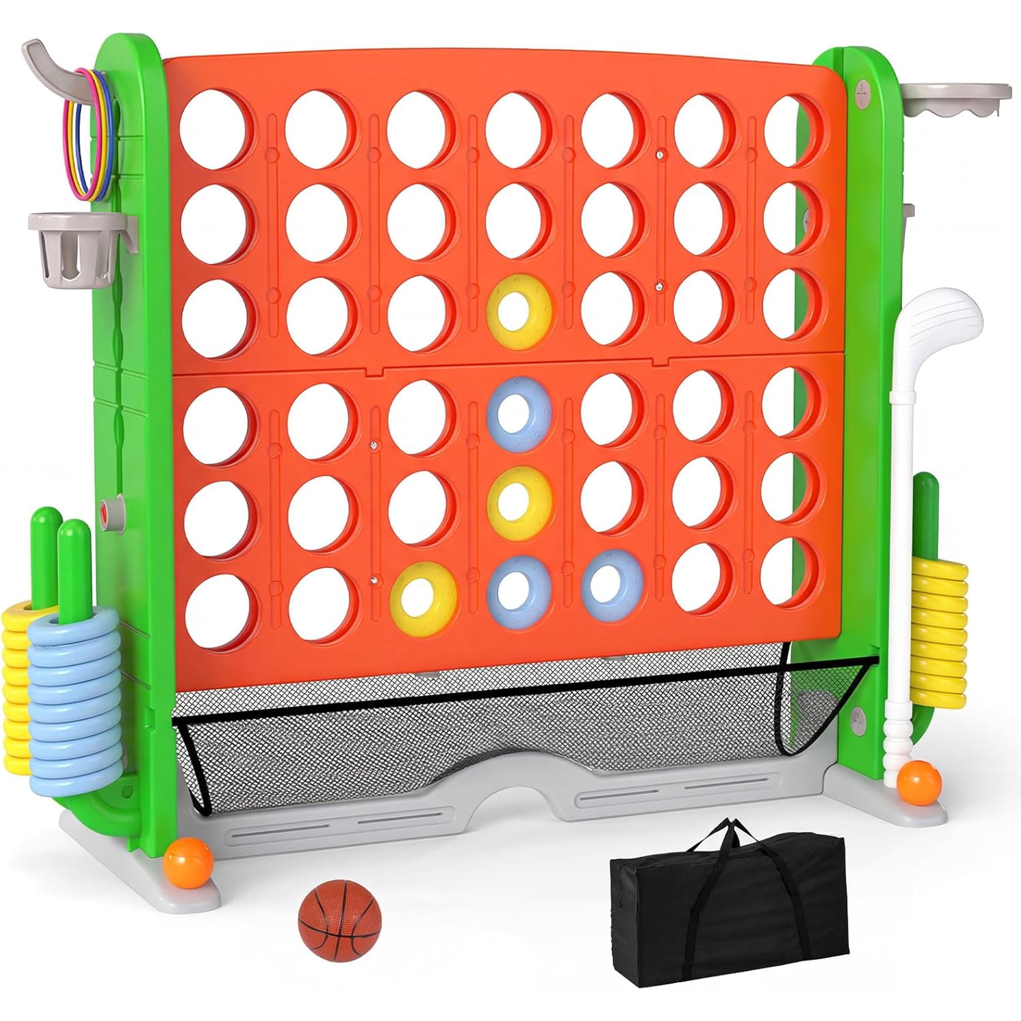 Click here for Olakids Giant 4 In A Row Game With Height Adjustme... prices