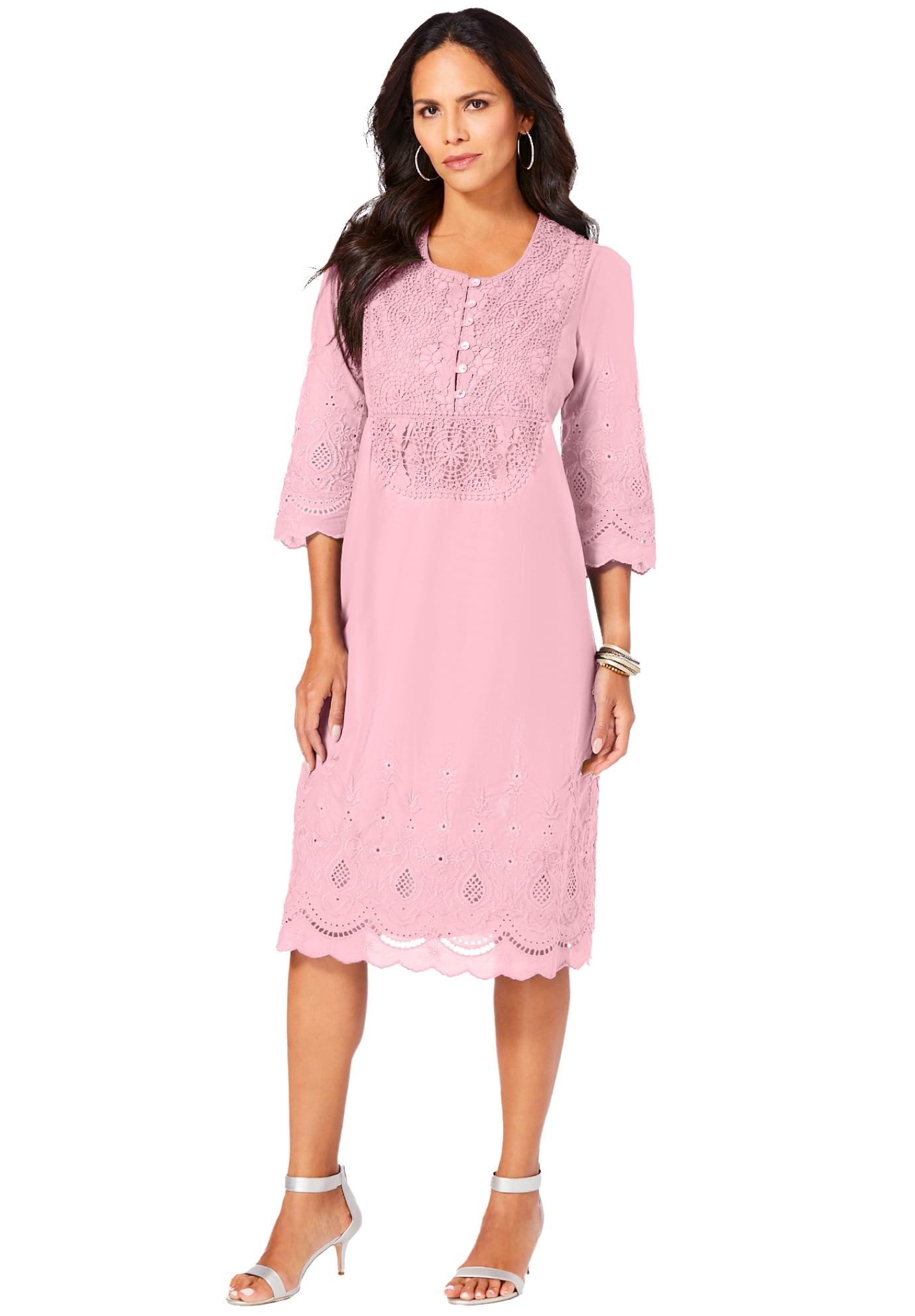 Roaman's Women's Plus Size Angel Dress - Walmart.com