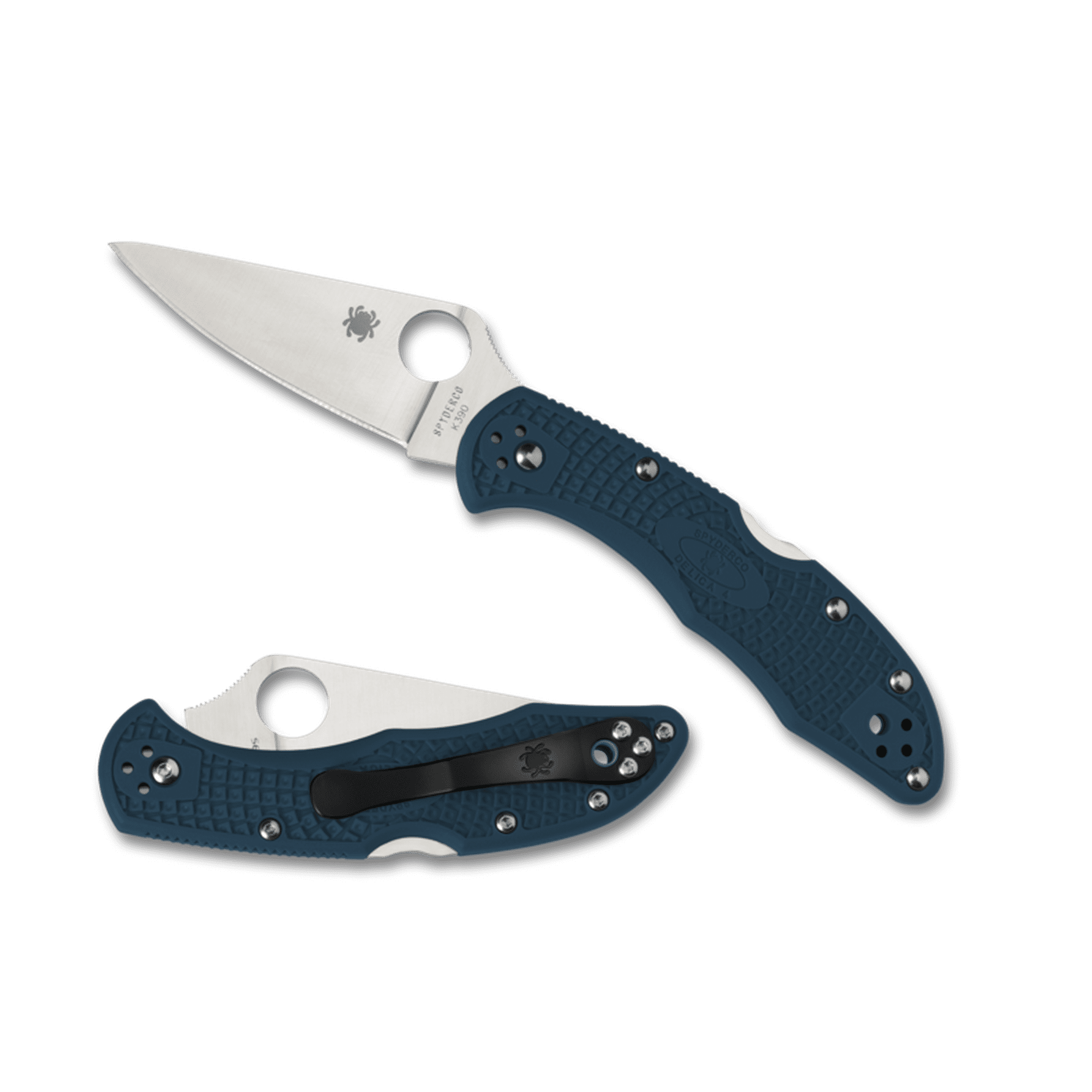 Click here for Spyderco Knives Delica 4 Lockback Blue Frn K390 Mi... prices