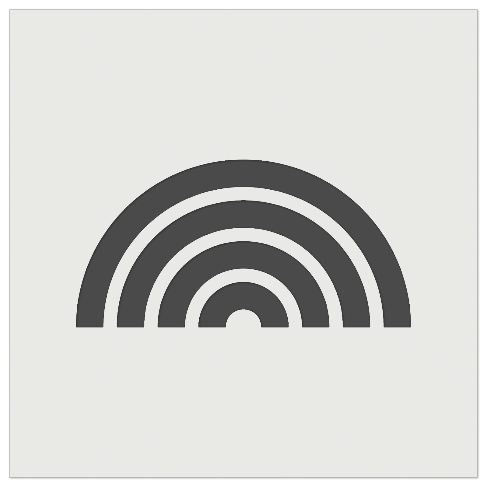 Cute Rainbow DIY Cookie Wall Craft Stencil - 4.5 Inch - Walmart.com