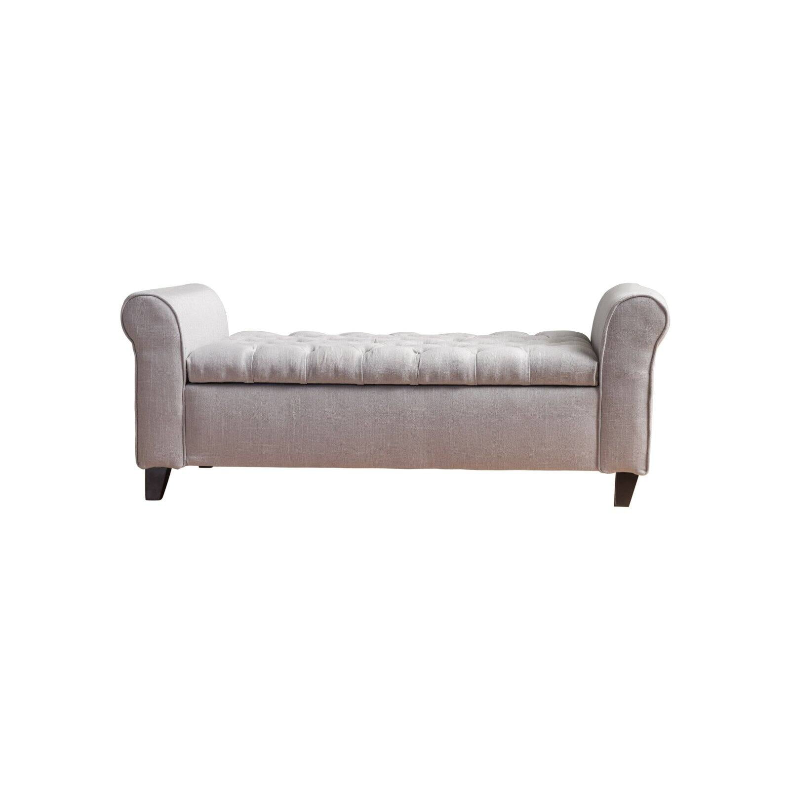 Keiko Tufted Storage Bench with Arms - Walmart.com