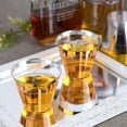 PLASTICPRO 9 Oz Gold Rimmed Disposable Cups Plastic Tumblers Party Cups ...