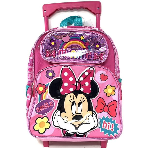 Minnie Mouse - Small Rolling Backpack - Minnie Mouse - Rainbow Shine ...