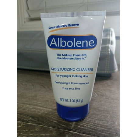 Albolene Moisturizing Cleanser Cream Unscented Mascara Makeup remover 3 ...