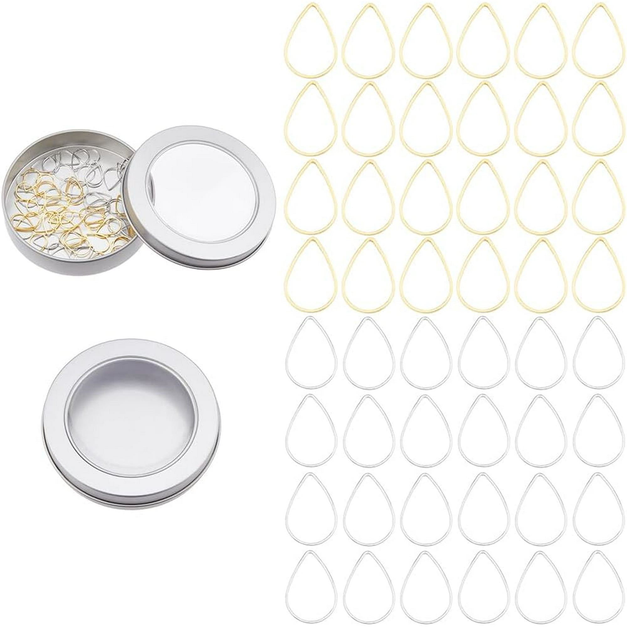 Click here for Nobrand 72pcs 2 Colors Metal Stitch Markers Teardr... prices