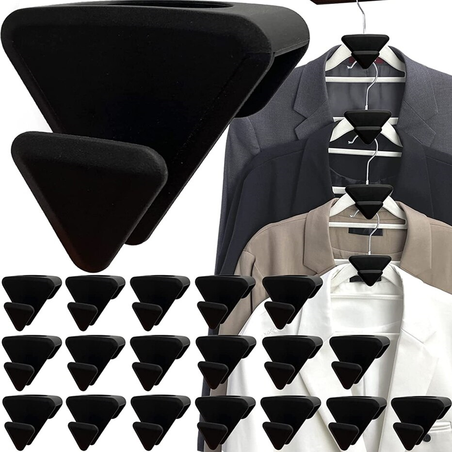 Skycarper Triangle bhaped hanger connector hook stacked organizer ...