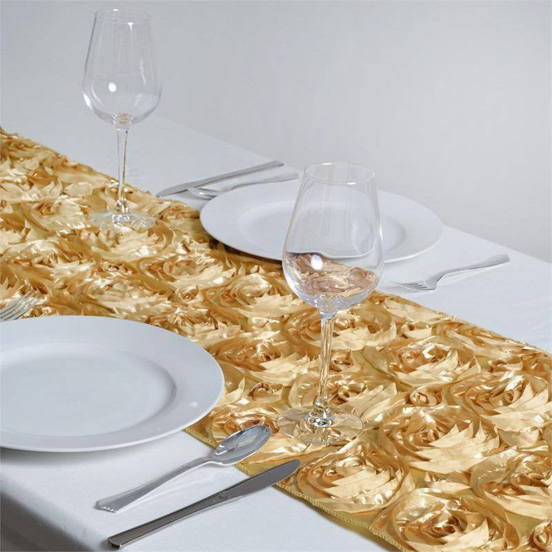 Efavormart Wonderland Rosette Premium Table Runners For Weddings Party ...