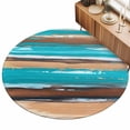 Abstract Vintage Wood Texture Round Area Rug 3ft,Living Room Rug Non ...