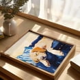 Affixzi Yellow Labrador Retriever Sleeping Minimalist Abstract Dog Wall ...