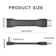 YIGSECU Flexible USB C to C Short Cable with 20Gbps Transfer Rate 60W ...