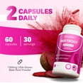 Rosabella Organic Beet Root Capsules - 1300mg Beet Root Powder Aids ...