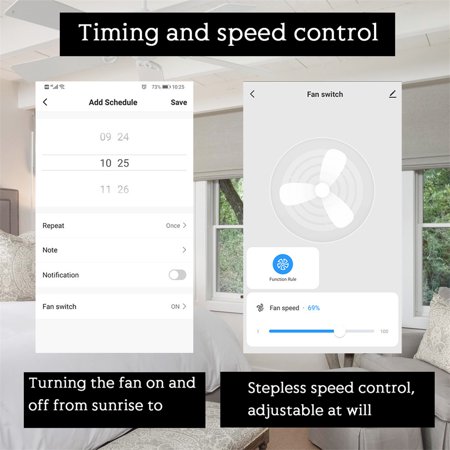 Tuya Fan Switch Controller Smart WiFi APP Remote Timer Controller; Fan ...