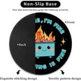 2 Pack Dumpster on Fire Mouse Pad, Funny Cute Mousepad for Desk ...