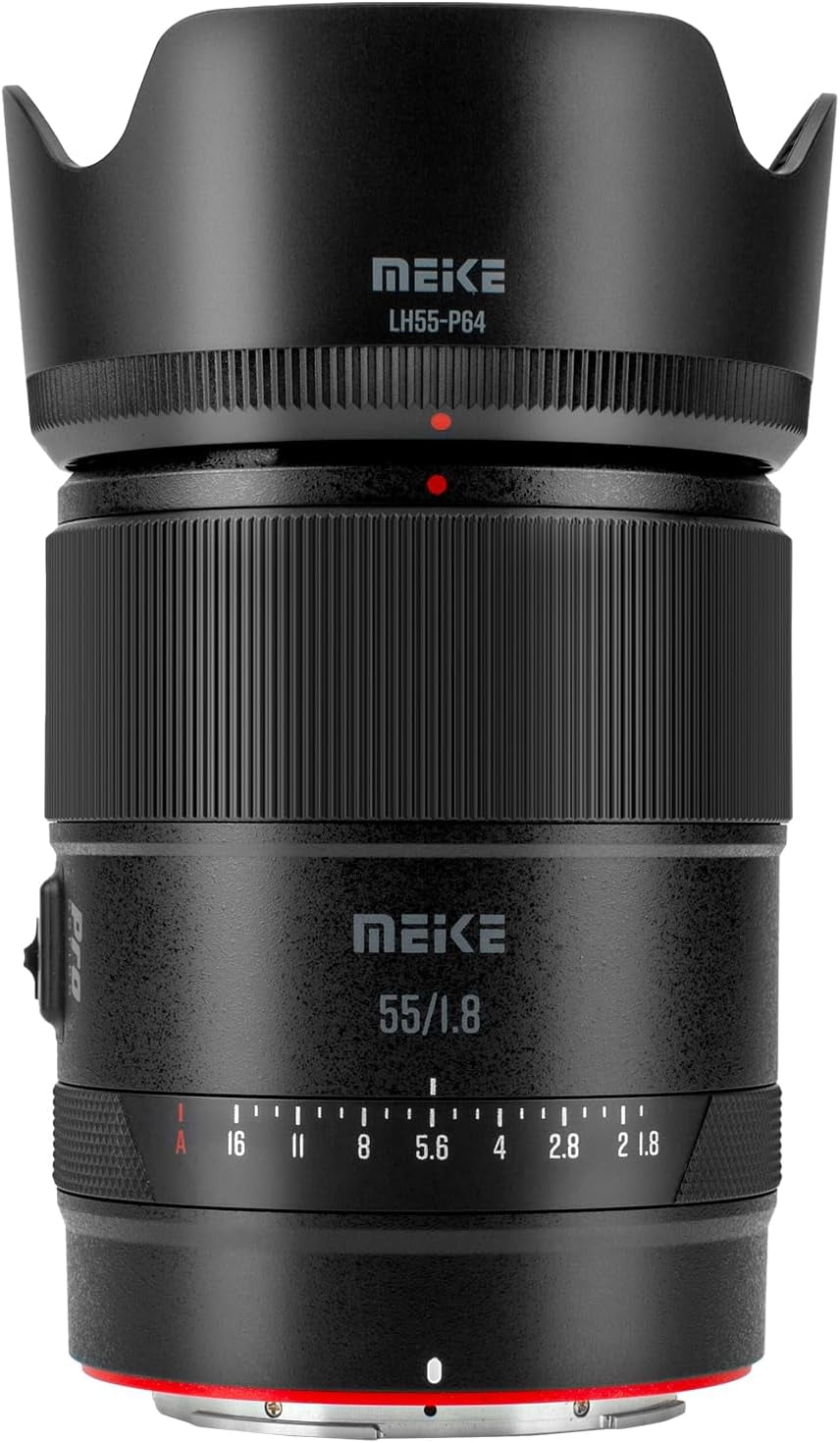 Meike 55mm F1.8 Pro Series Auto Focus STM Full Frame Portrait Lens ...