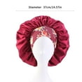 Springcorner 3-Piece Satin Hair Bonnets & Printed Wide Headbands Set ...