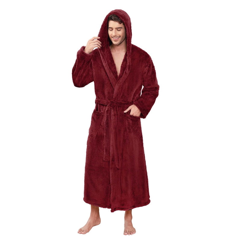 Click here for Vulcanodon Mens Robe Big And Tall With Hood full L... prices