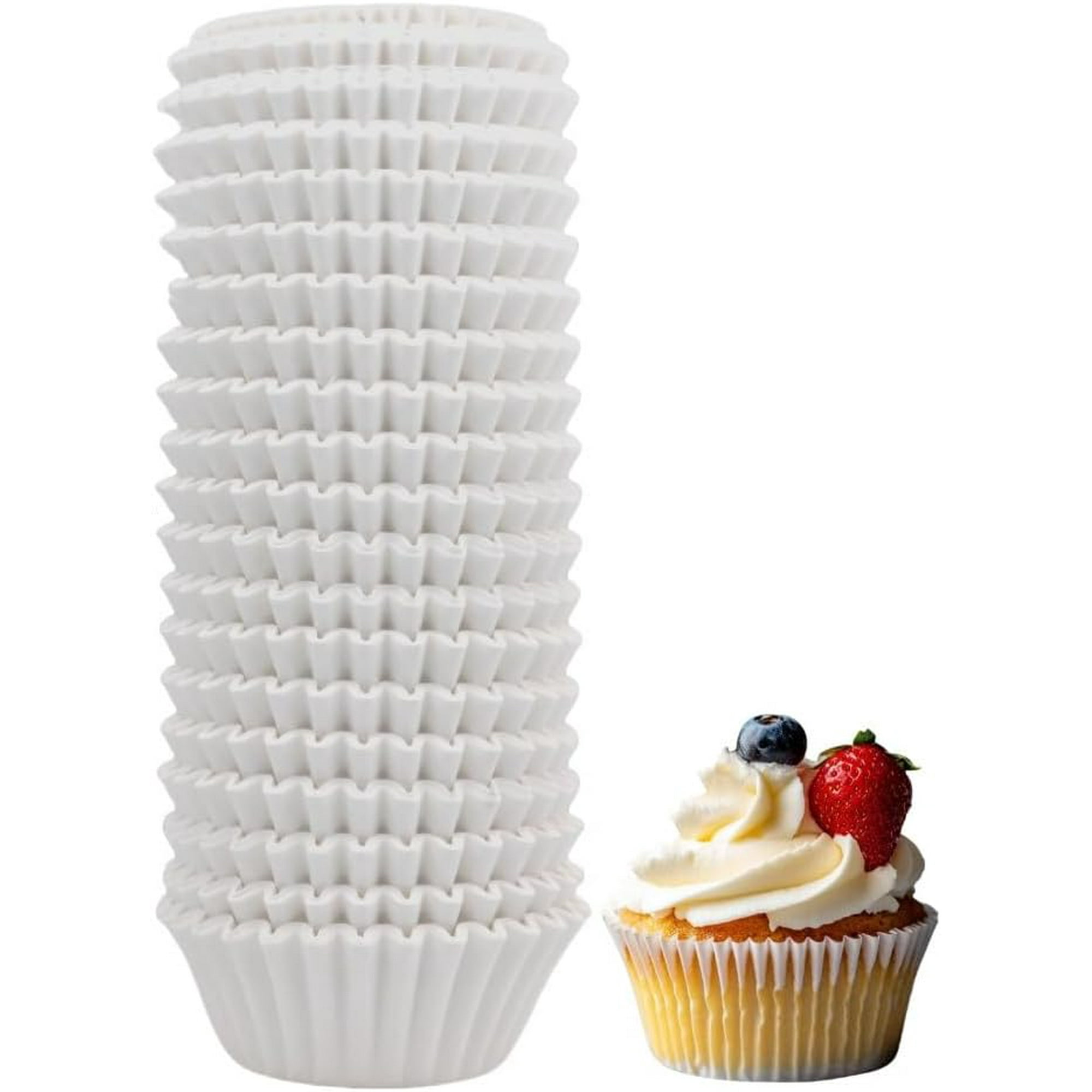 Click here for Econesxp Wedding White Mini Cupcake Liners For Par... prices