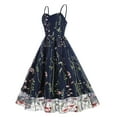 Ygbgbb Womens Vintage Dresses Fashion Sleeveless Dresses Sweetheart Neck Folded Waist Swing