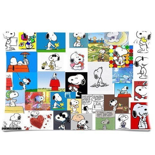 Click here for Qifeiha Snoopy Pillowcase Cushion Cover Two Sides... prices