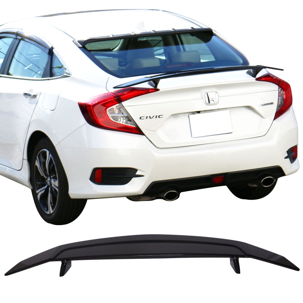 Ikon Motorsports Compatible with 2 Post Universal Rear Trunk Spoiler ...