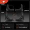 A-Premium Splash Guard Mud Flaps Mudflaps Replacement for Chrysler 300 ...