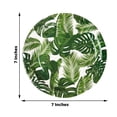 Balsa Circle 25 White 7" Round Disposable Paper Salad Party Plates ...