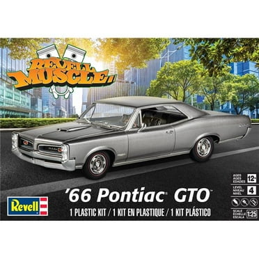 AMT Skill 2 Model Kit 1965 Pontiac GTO 2-in-1 Kit 1/25 Scale Model ...