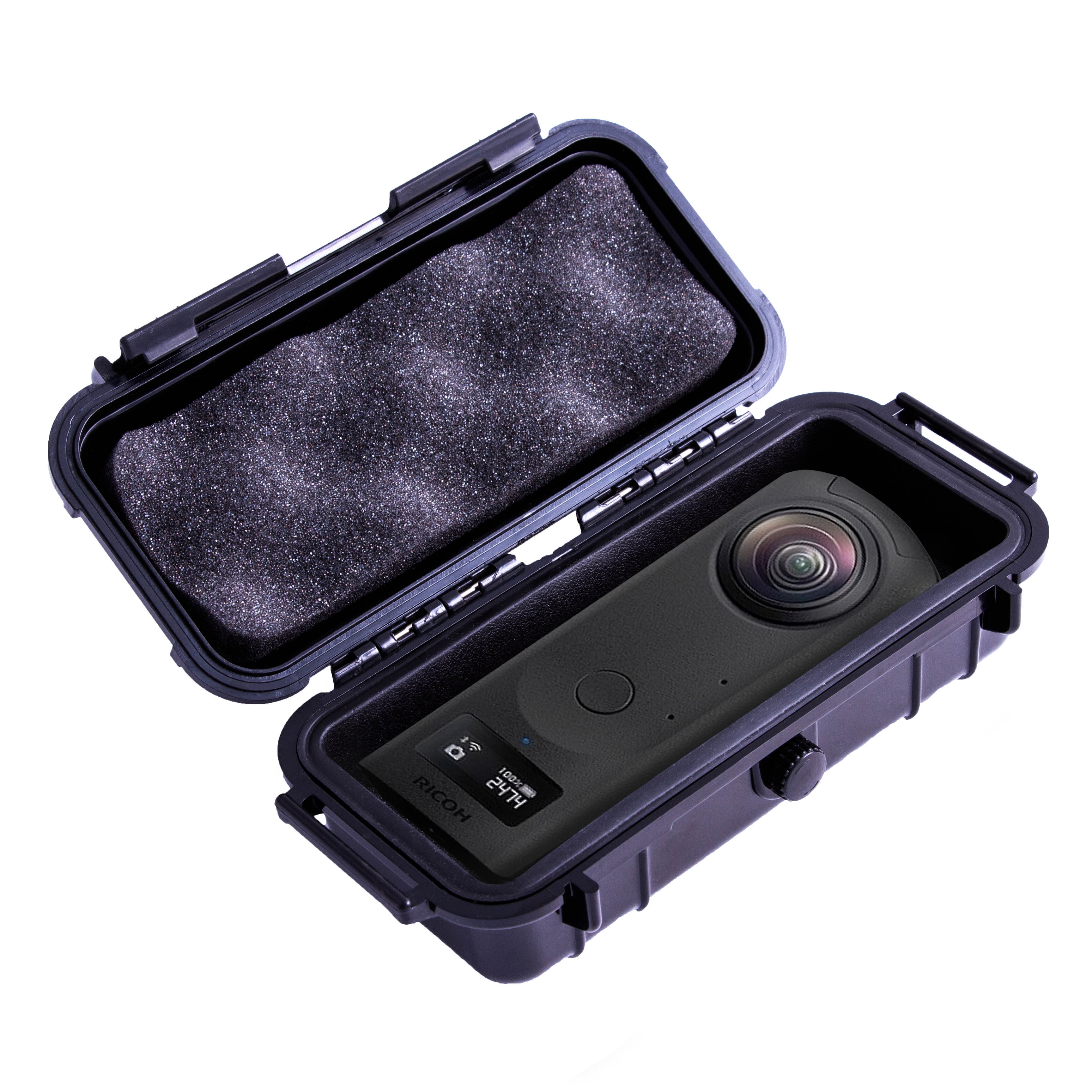 Casematix 7 Inch Waterproof 360 Action Camera Case Compatible with ...