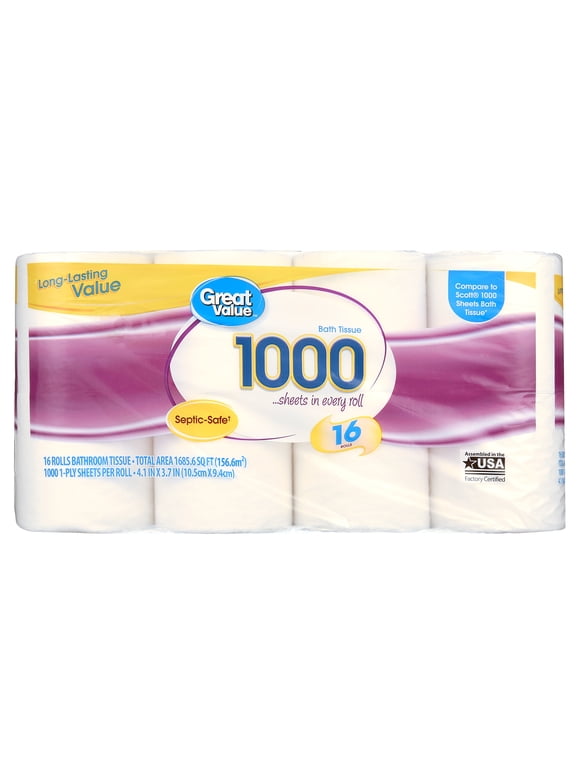 Great Value Toilet Paper in Toilet Paper - Walmart.com