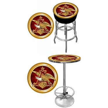 NASCAR Gameroom Combo - 2 Bar Stools and Table Set - Walmart.com