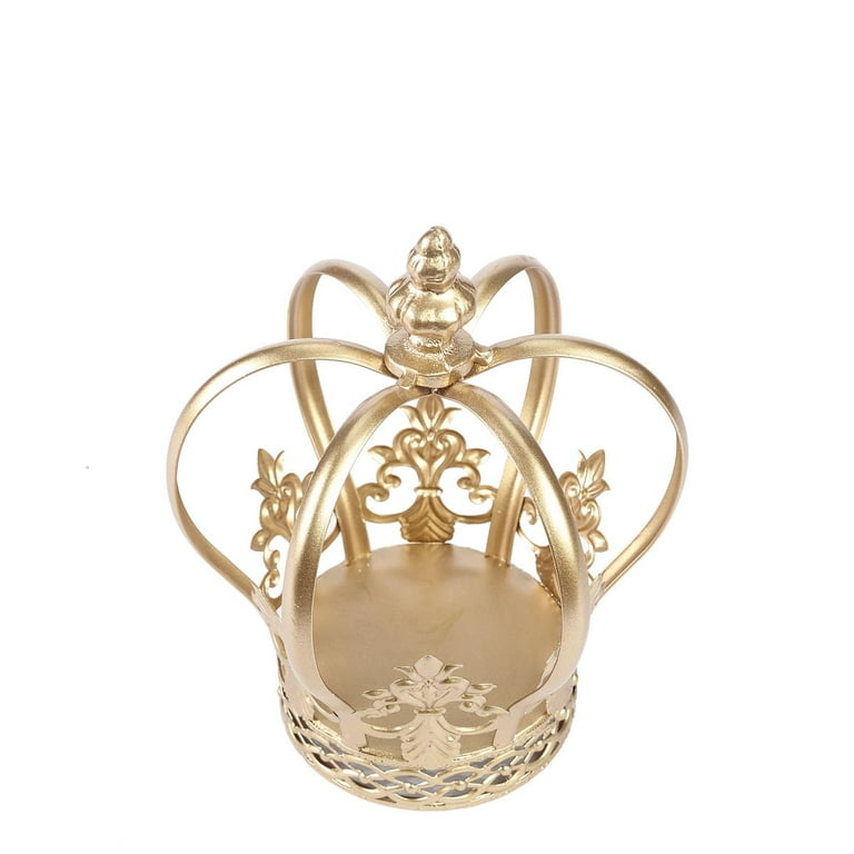 Gold Metal Crown Decor