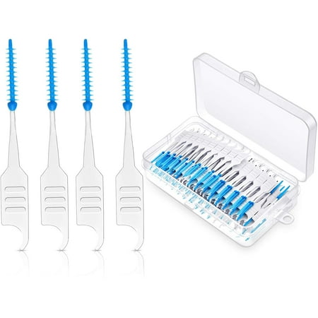 Dental Picks Silicone Soft Interdental Picks Dual Use Toothpicks Dental ...