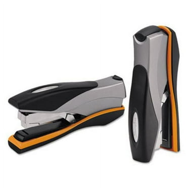 "Optima 40 Desktop Stapler, 40-Sheet Capacity, Silver/black/orange ...