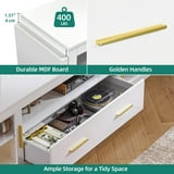 Dextrus 70" LED TV Stand for TVs up to 75" with Power Outlets, Modern ...