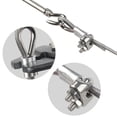 HUSGW, Wire Rope Kit, 1/8" Vinyl Coated Stainless Steel, 200FT ...