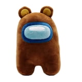 Among Us Plush, Brown Teddy, 6 Inch Stuffed Animal Toy for Kids Ages 3 ...