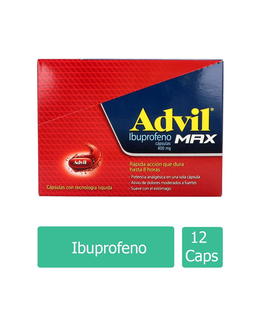 Advil 400 mg 12 Cápsulas | Walmart en línea