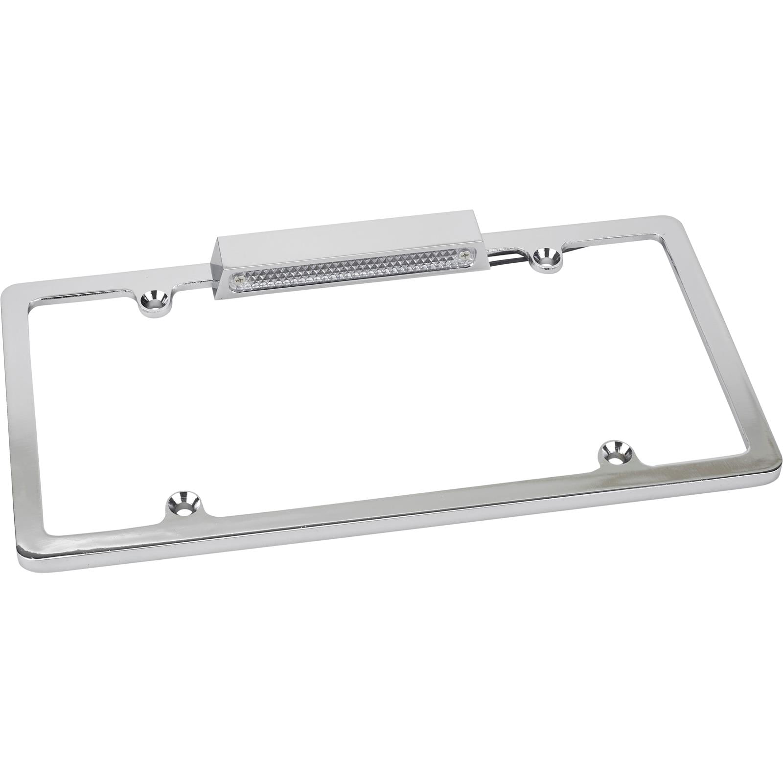 Lighted Chrome License Plate Frame - Walmart.com