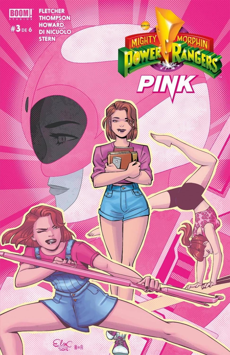 Mighty Morphin Power Rangers Pink 3A Blanco | Walmart en línea