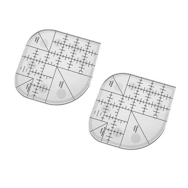 Winyuyby Curved Corner Cutter Quilt Ruler,Acrylic Sewing Curved Corner ...