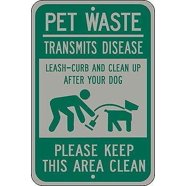Poopy Pouch Pet Waste Station Replacement Sign - Walmart.com