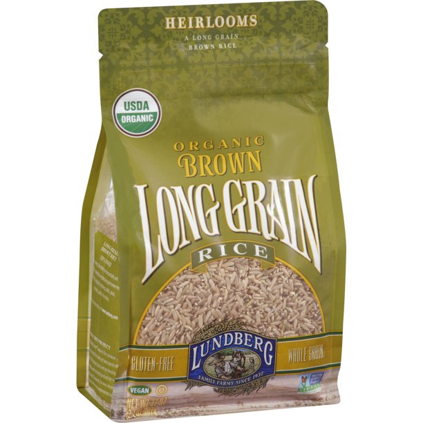 Lundberg Family Farms Long Grain Brown Rice, 32 oz (Pack of 6 ...