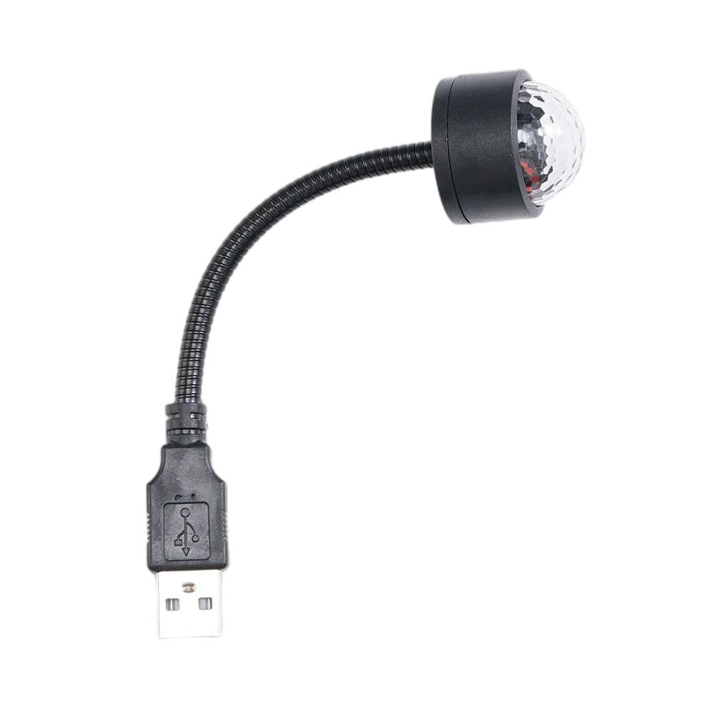 Mini luces LED QUS con sonido para fiestas, luces de discoteca USB ...