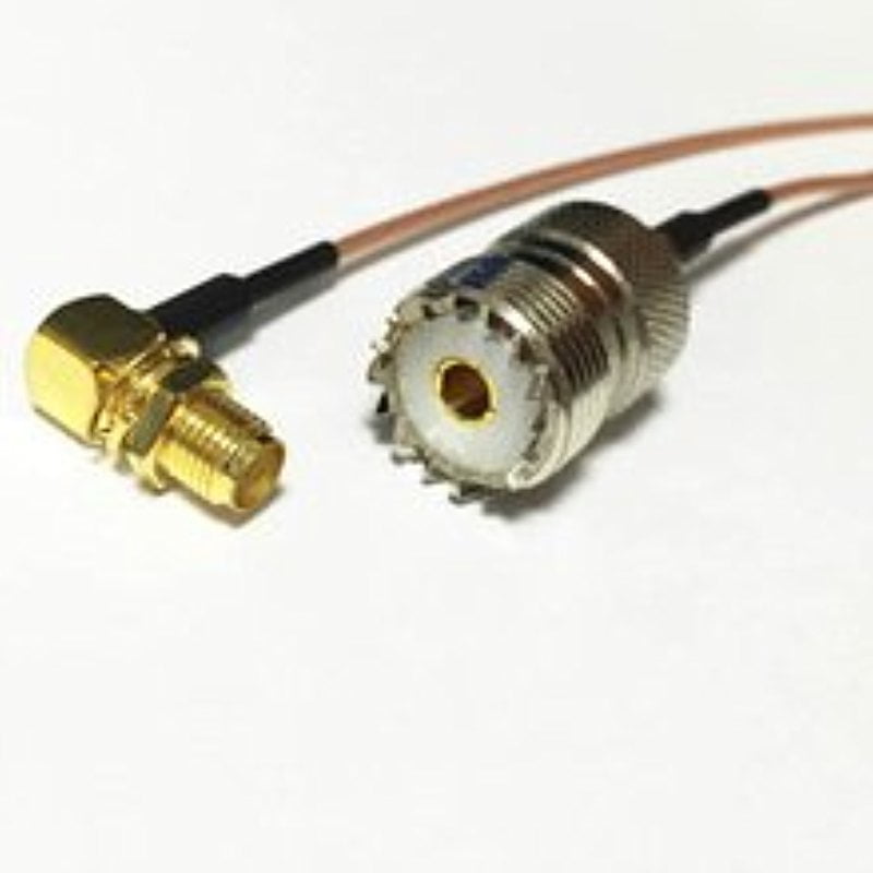 SMA Female Jack nut Right Angle Connector Switch UHF Female Jack ...
