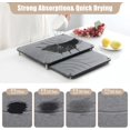 2 PCs Stone Dish Drying Mats for Kitchen Counter-Diatomaceous Dish ...
