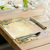 "CounterArt Country Rooster Placemats Set, Reversible Flexible Plastic, 17.13""x11.25" - Walmart.com