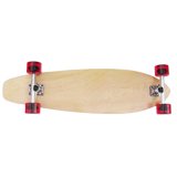 Natural LONGBOARD COMPLETE CRUISER KICK TAIL - 76mm wheels - Walmart.com