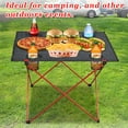 Strong Camel Portable Camping Table w Cup Holders Ultra-Light Picnic ...
